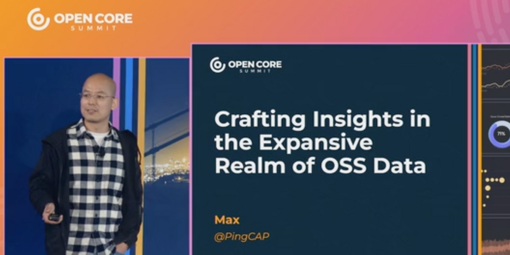 OCS 2023: Max Liu (PingCap, OSS Insight) - COSS Community 🌱